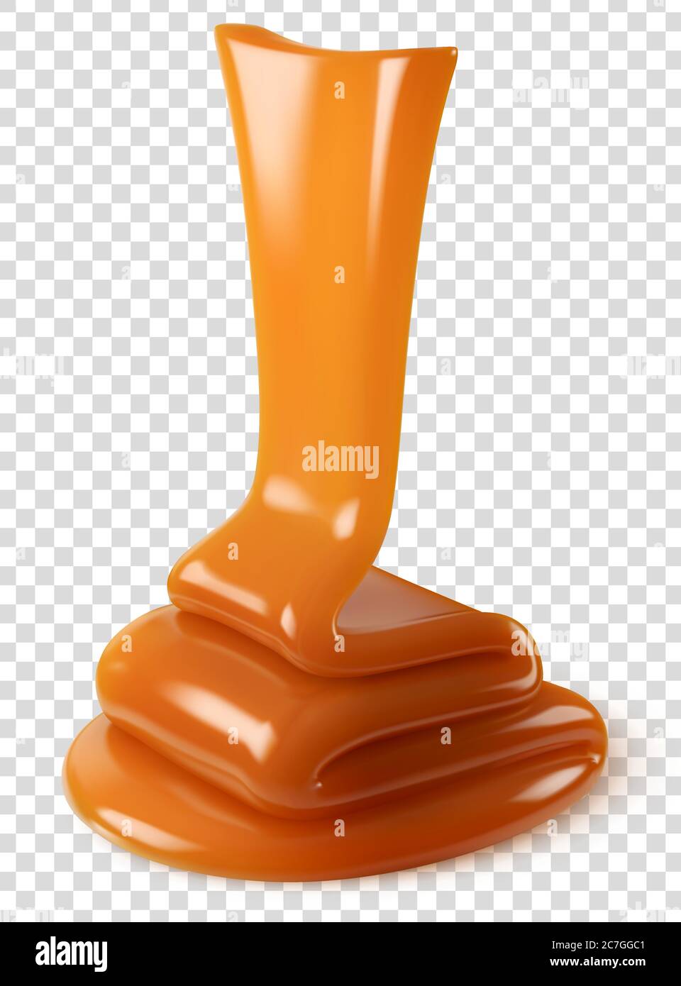 Vector caramel on transparent background Stock Vector Image & Art - Alamy