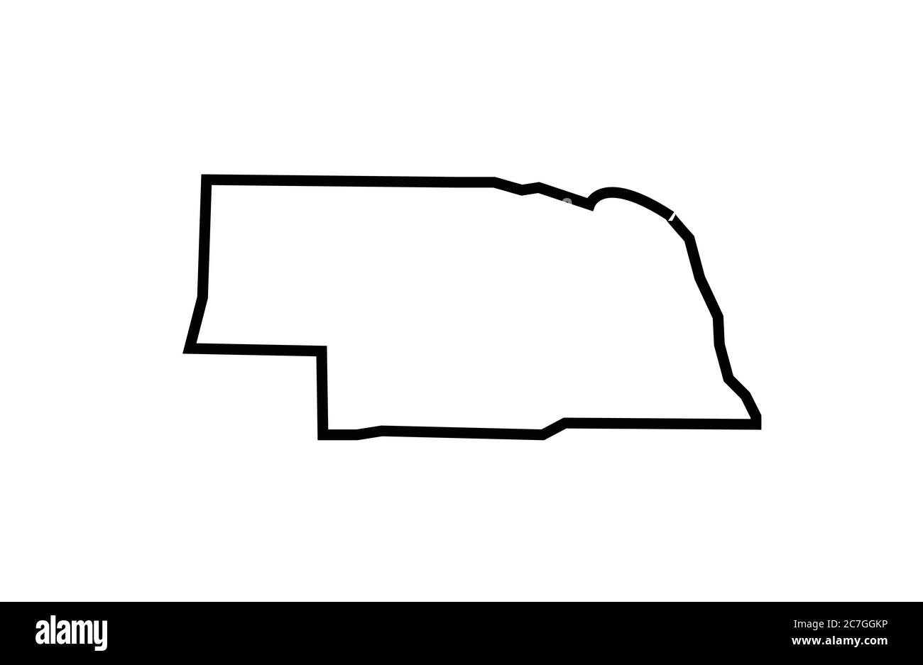Nebraska map outline state vector illustration Stock Vector Image & Art ... Nebraska map outline state vector illustration Stock Vector Image & Art ...