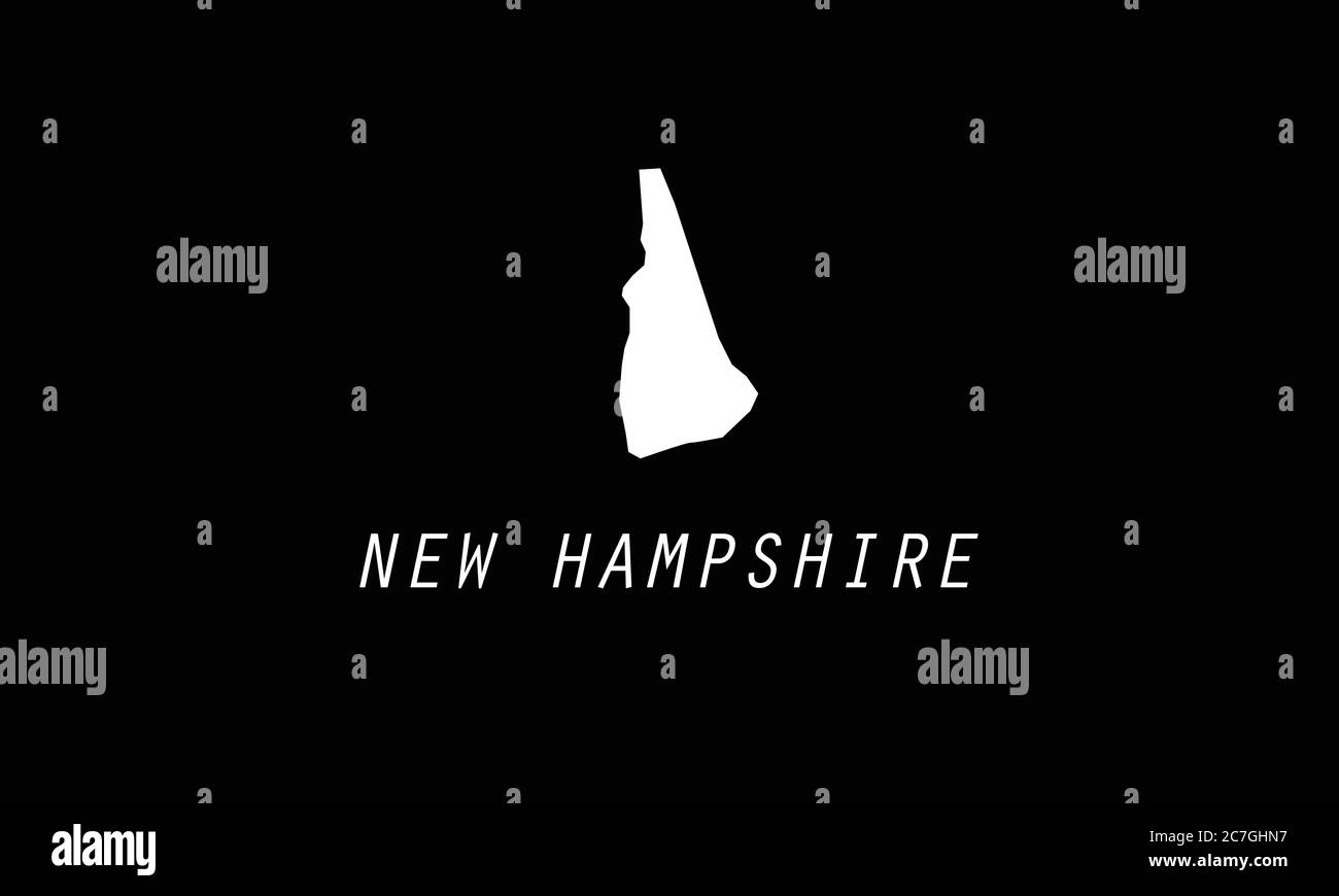 New Hampshire map state vector illustration Stock Vector Image & Art ...