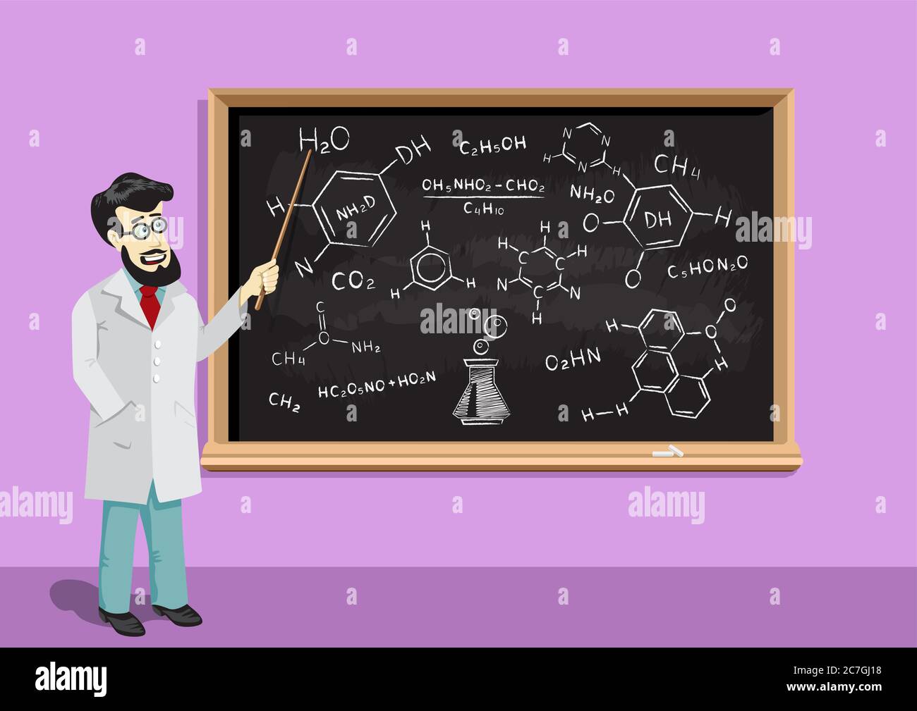 Chemical show Stock Vector Images - Alamy