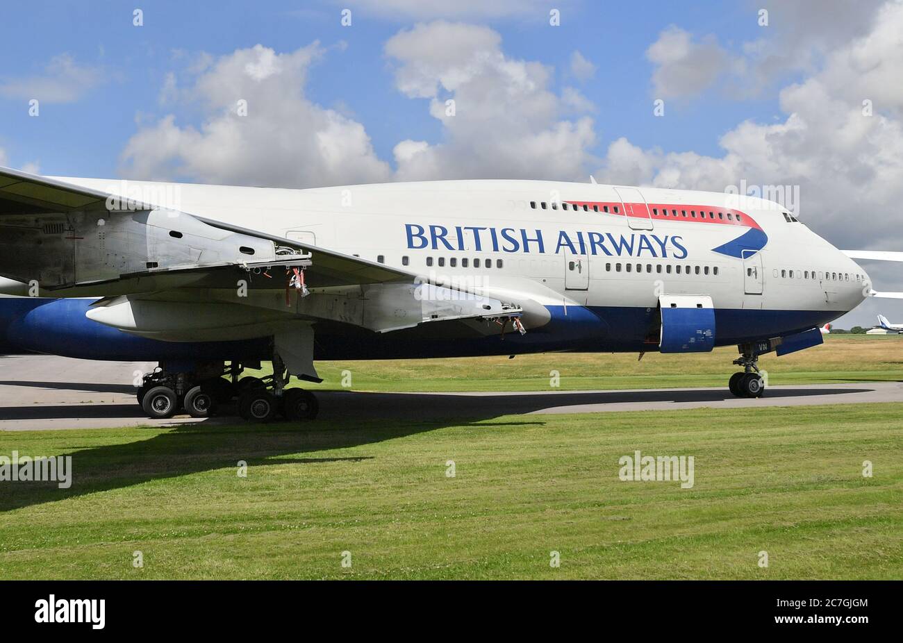 A British Airways Boeing 747 aircraft which first flew on the 18/09 ...
