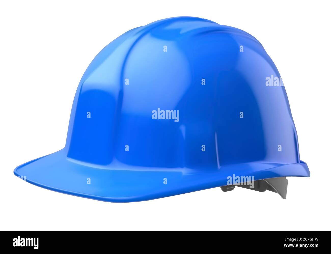 Vector blue safety helmet on white background Stock Vector Image & Art ...