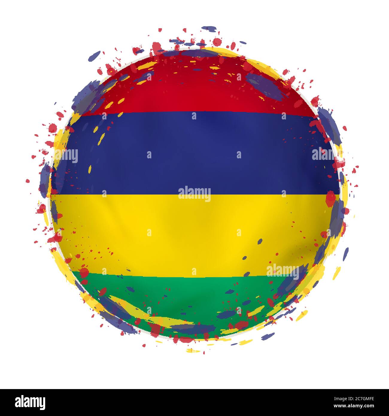 Mauritius flag colors Stock Vector Images - Alamy