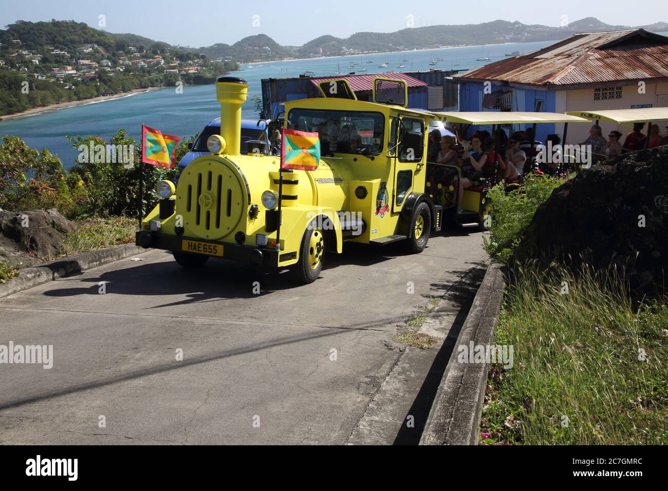 Fort George St George's Grenada Tourists travelling on the Discovery ...