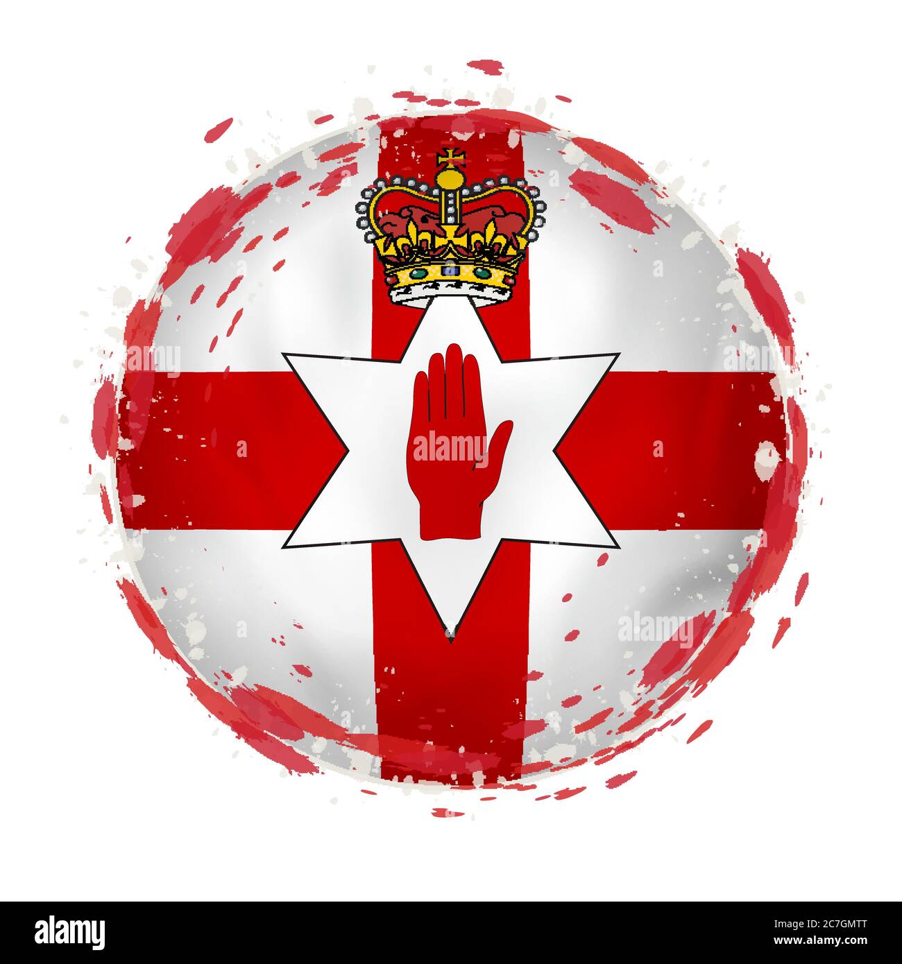 The red hand of ulster Stock Vector Images - Alamy