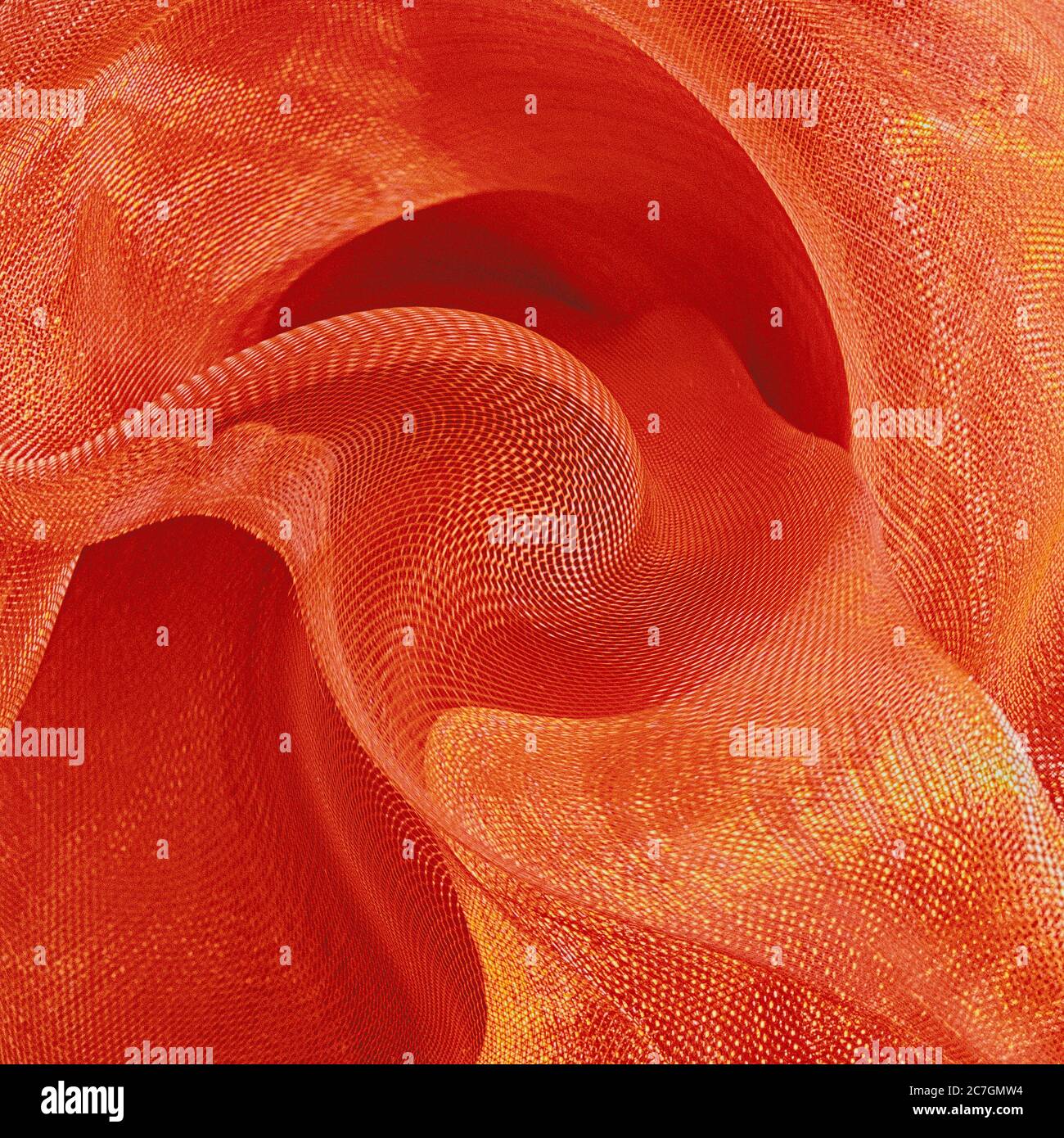 Golden folds of fabric Stock Photo - Alamy