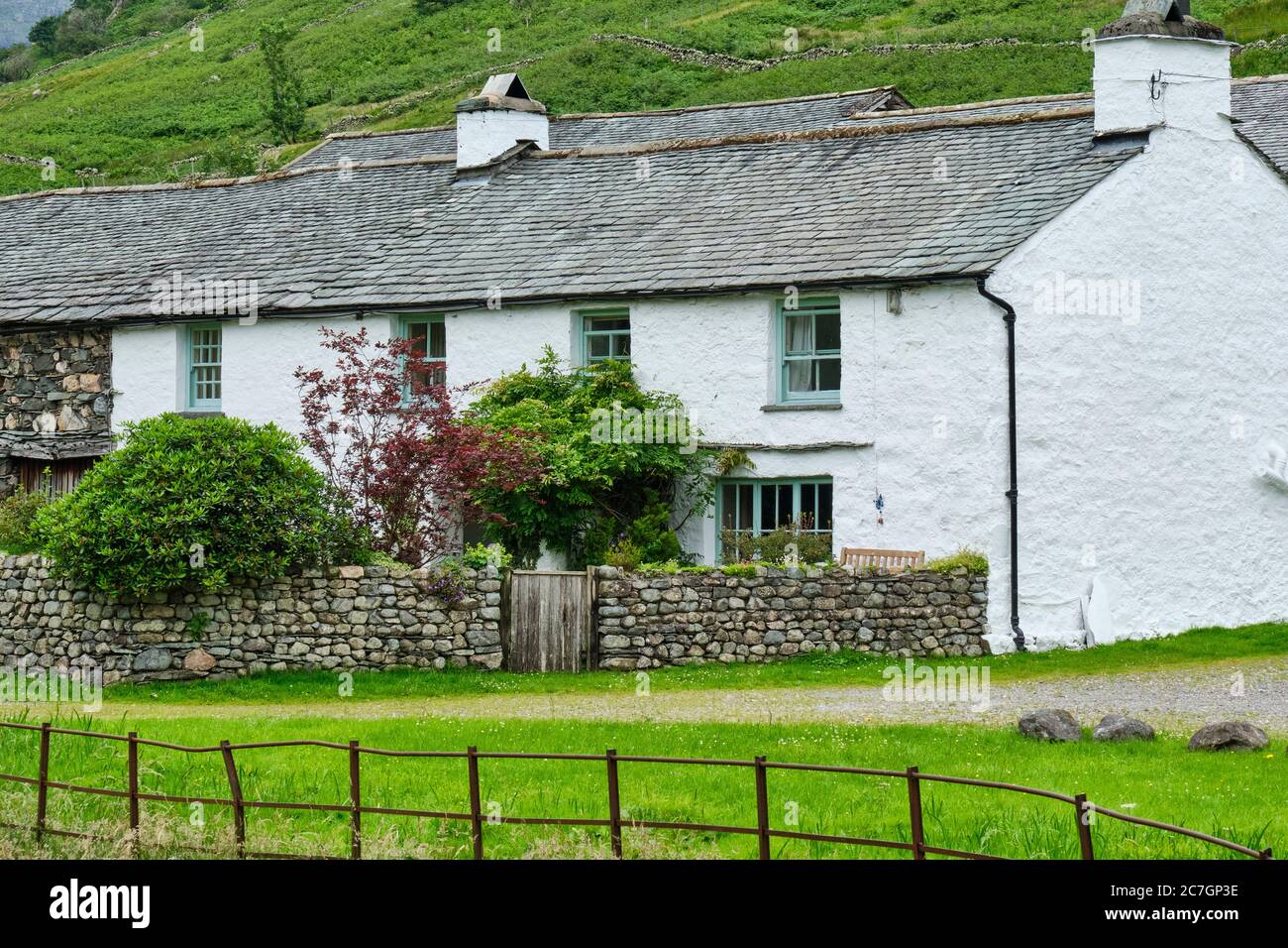 Middle Fell Farm, Langdale, Lake District, Cumbria Stock Photo - Alamy