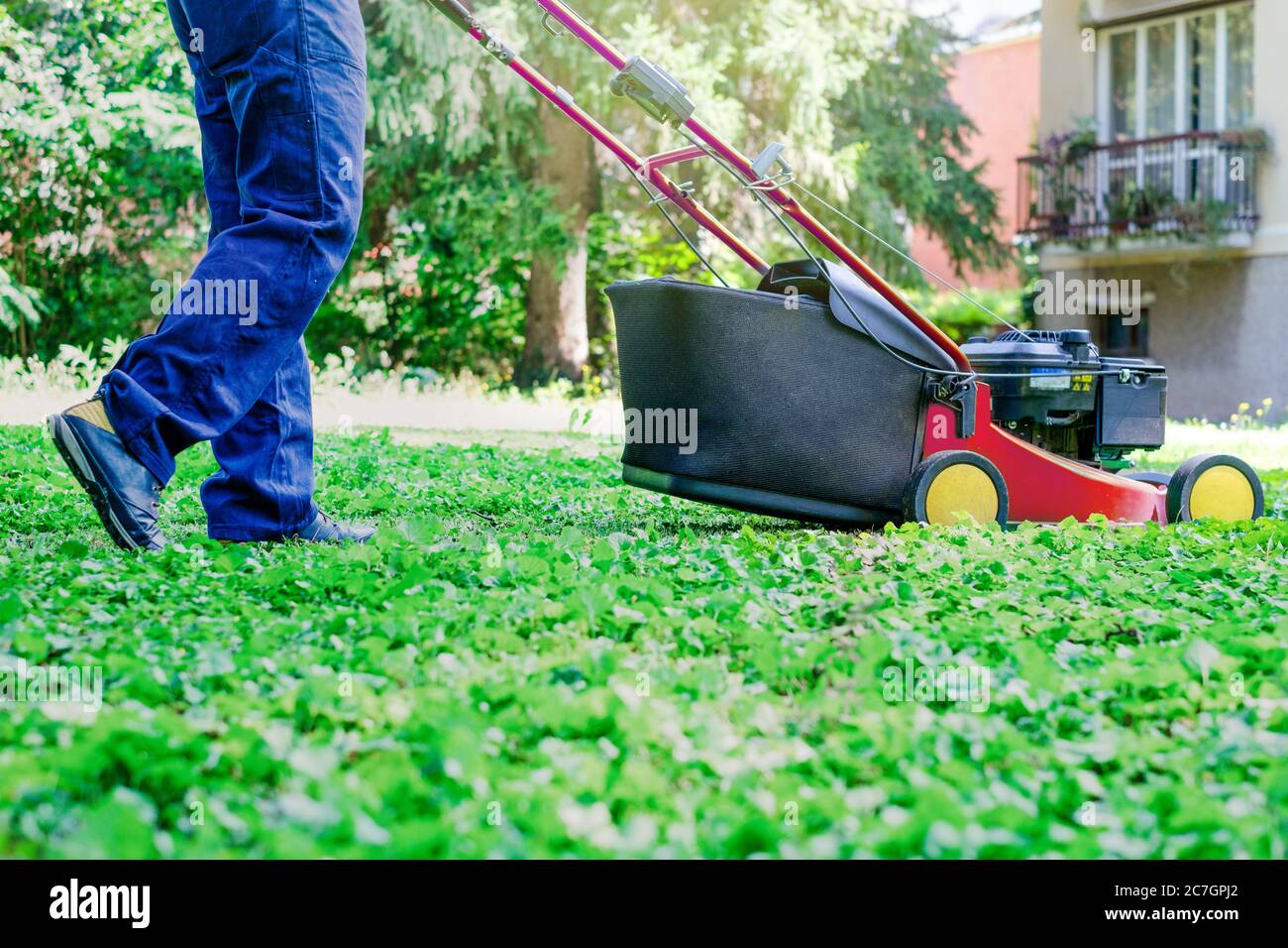 Lawn service hi-res stock photography and images - Alamy