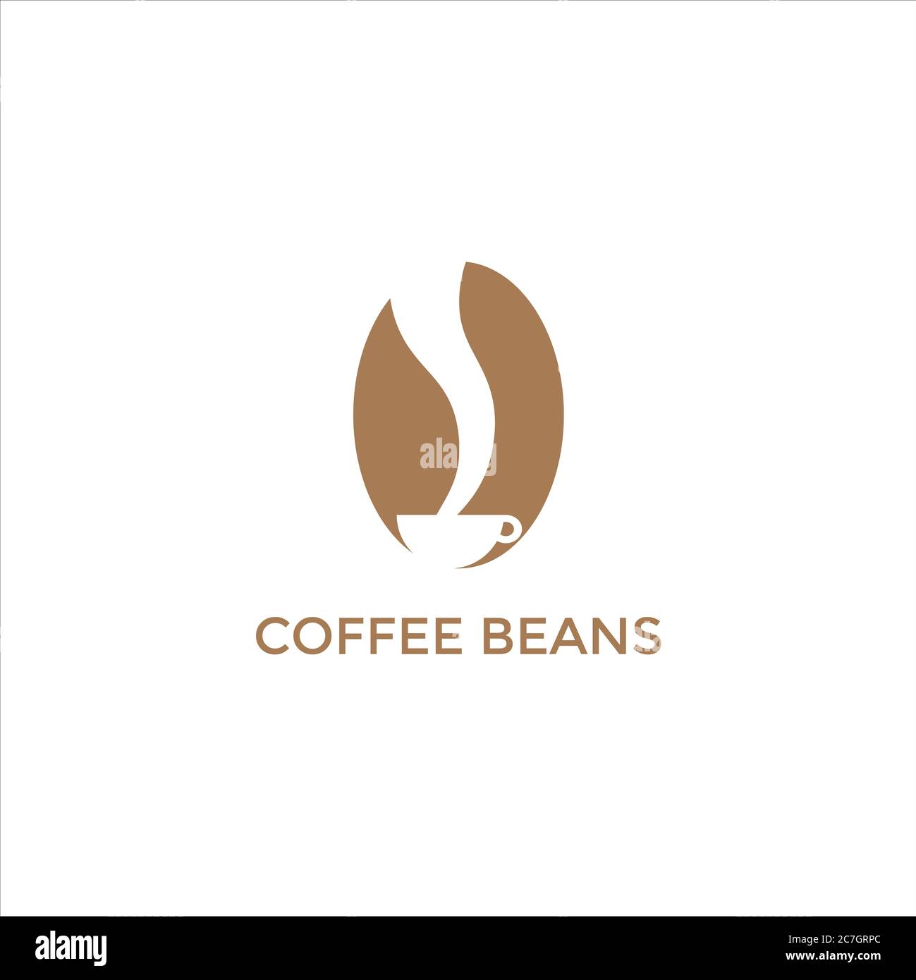 Coffee Logo Minimal Design Vector Stock Photo - Alamy
