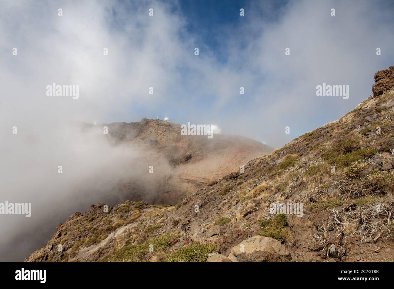 Beautiful shot from the top of the Caldera de Taburiente volcano on La ...