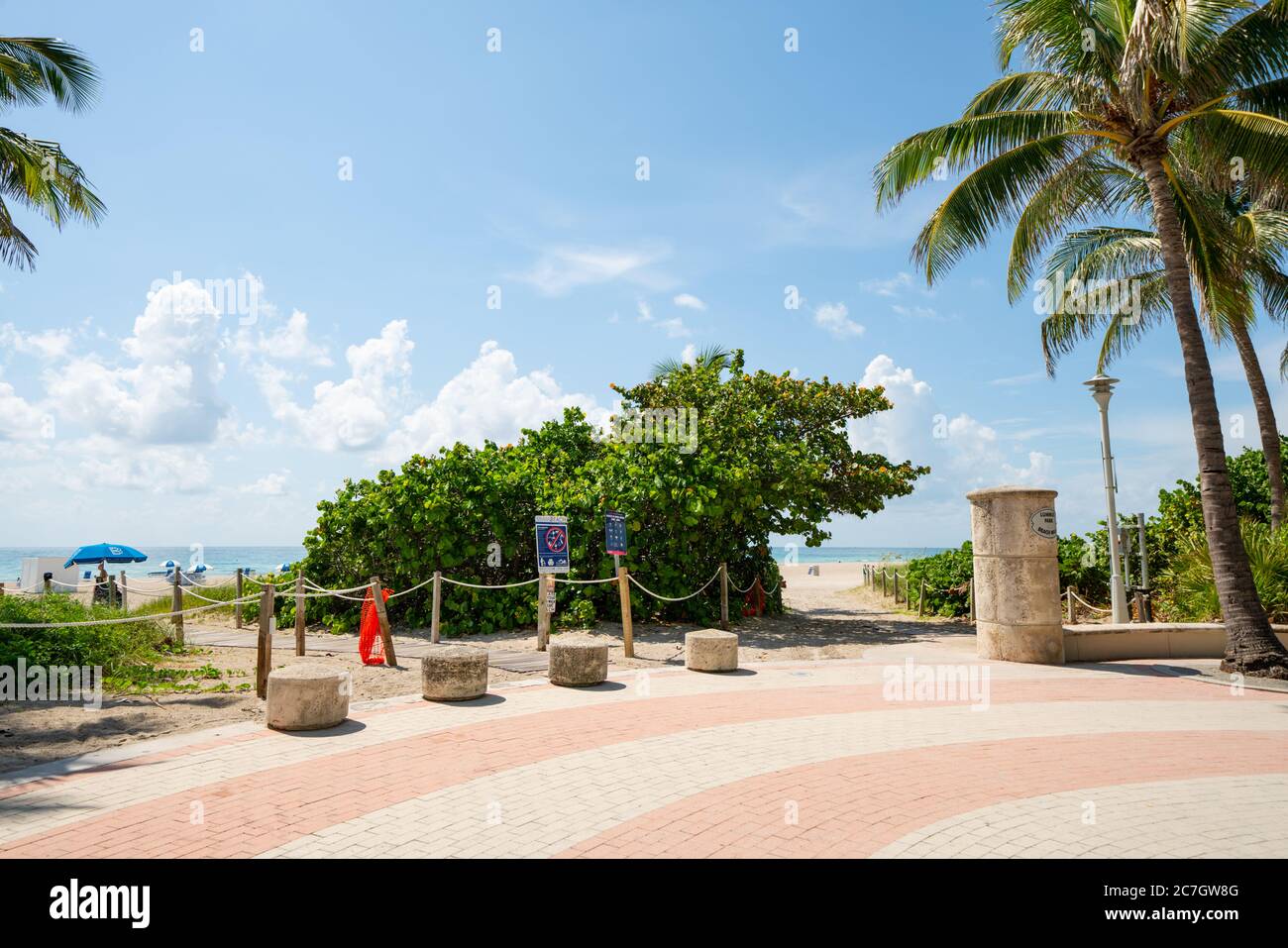 Miami Beach reopening during Coronavirus Covid 19 pandemic summer 2020 ...
