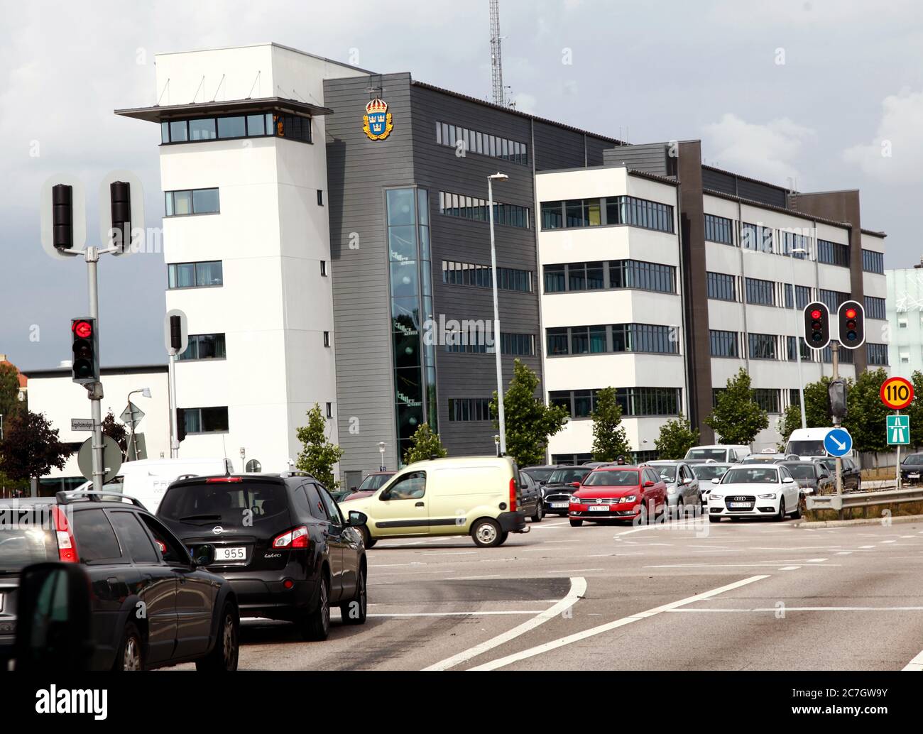 The police house in Helsingborg. Photo Jeppe Gustafsson Stock Photo - Alamy