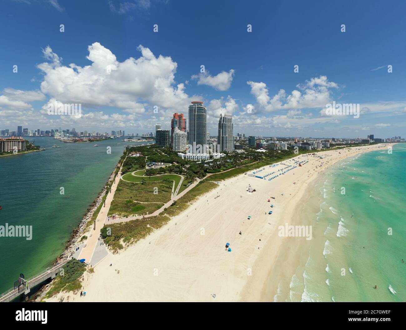 Miami Beach reopening during peak of Coronavirus Covid 19 pandemic ...