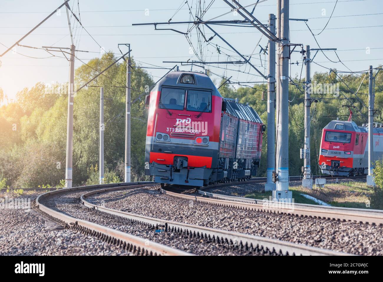 Diesel electric locomotive russia hi-res stock photography and images ...