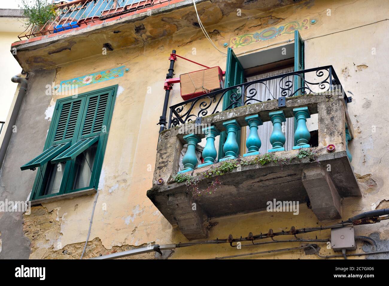 historic houses in the village of Perinaldo Italy Stock Photo - Alamy