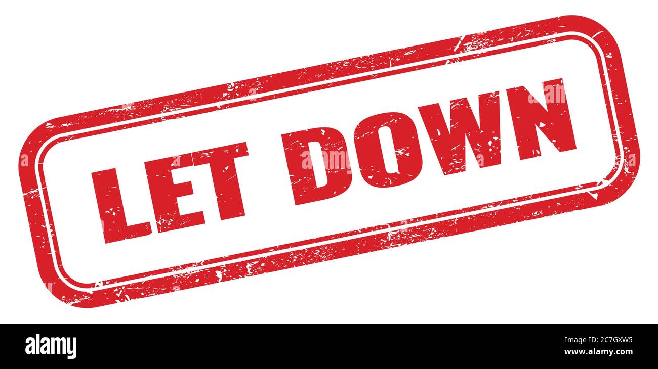 Let down stamp Cut Out Stock Images & Pictures - Alamy