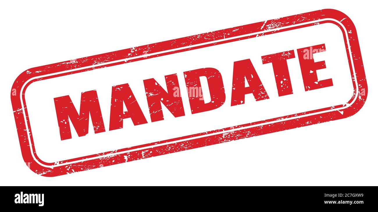 Mandate word hi-res stock photography and images - Alamy