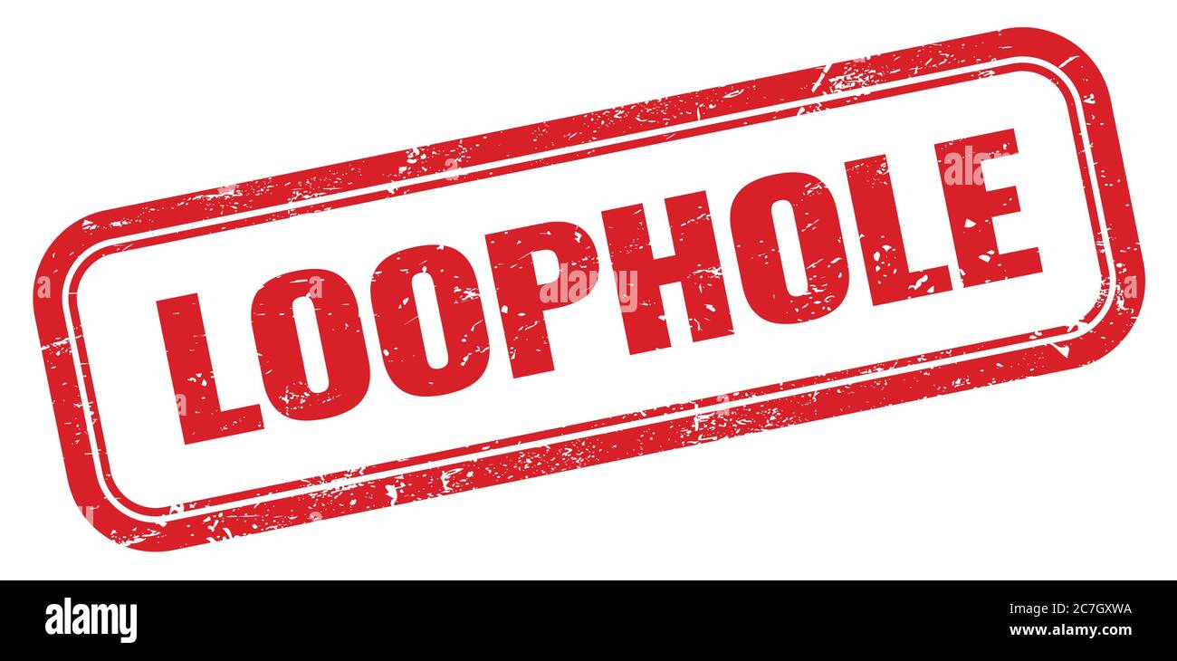 Loophole stamp hi-res stock photography and images - Alamy