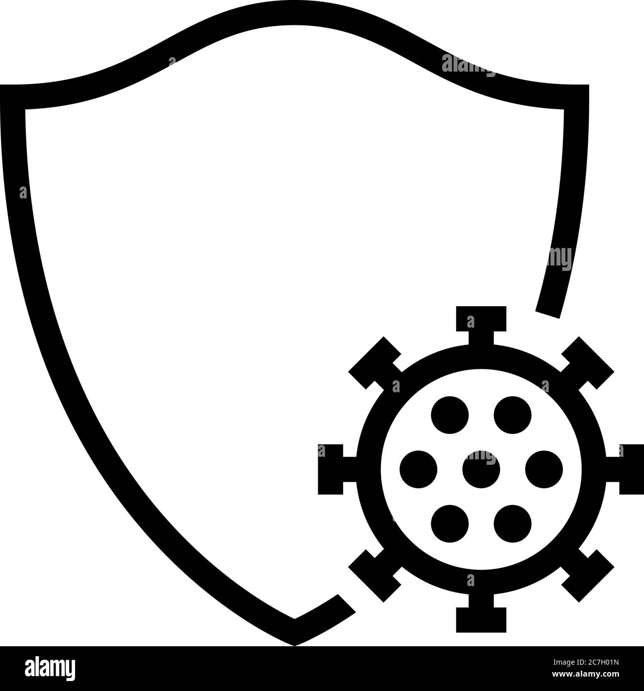 Herd immunity logo icon for New normal lifestye concept. After the ...