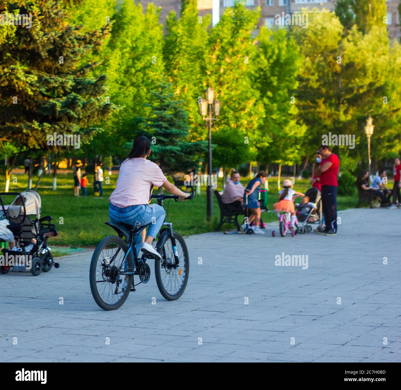 Boy riding bicycle wind hi-res stock photography and images - Alamy