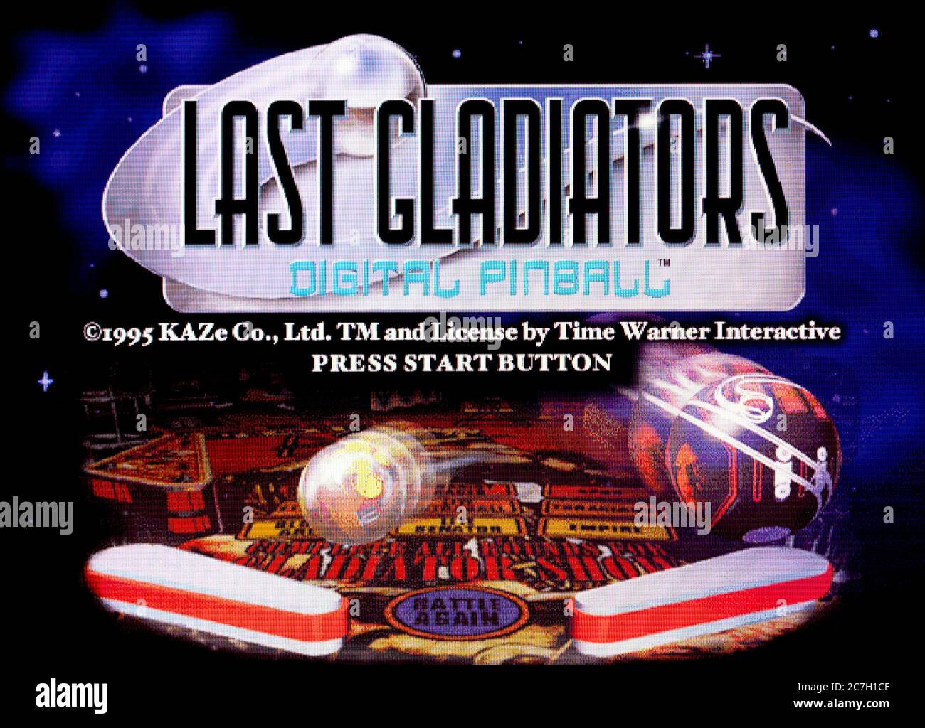 Last Gladiators Digital Pinball - Sega Saturn Videogame - Editorial use ...