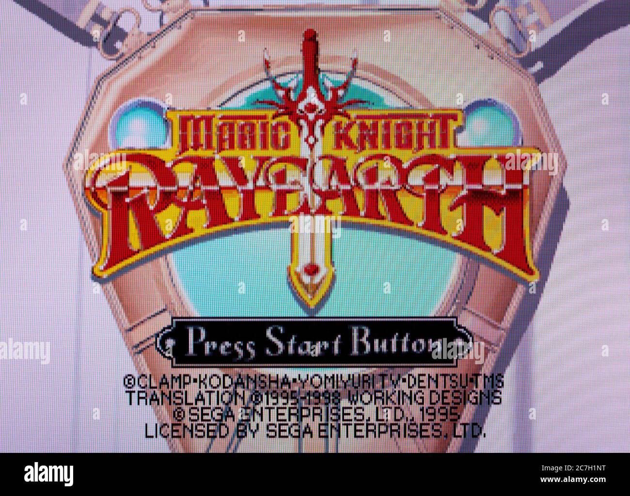 Magic Knight Rayearth - Sega Saturn Videogame - Editorial use only ...
