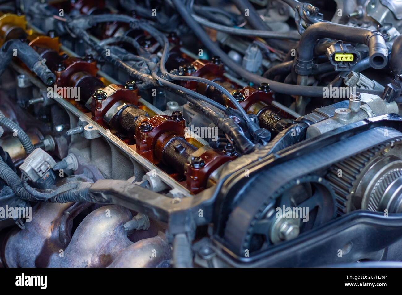 engine of the car, car engine detail Stock Photo - Alamy