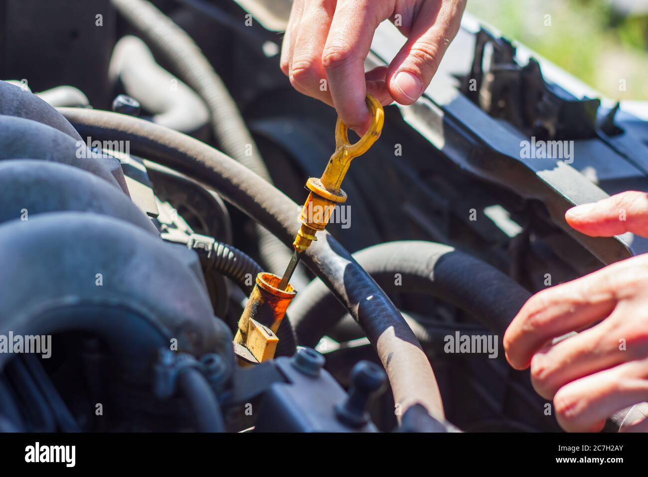 Fixing an engine hi-res stock photography and images - Alamy