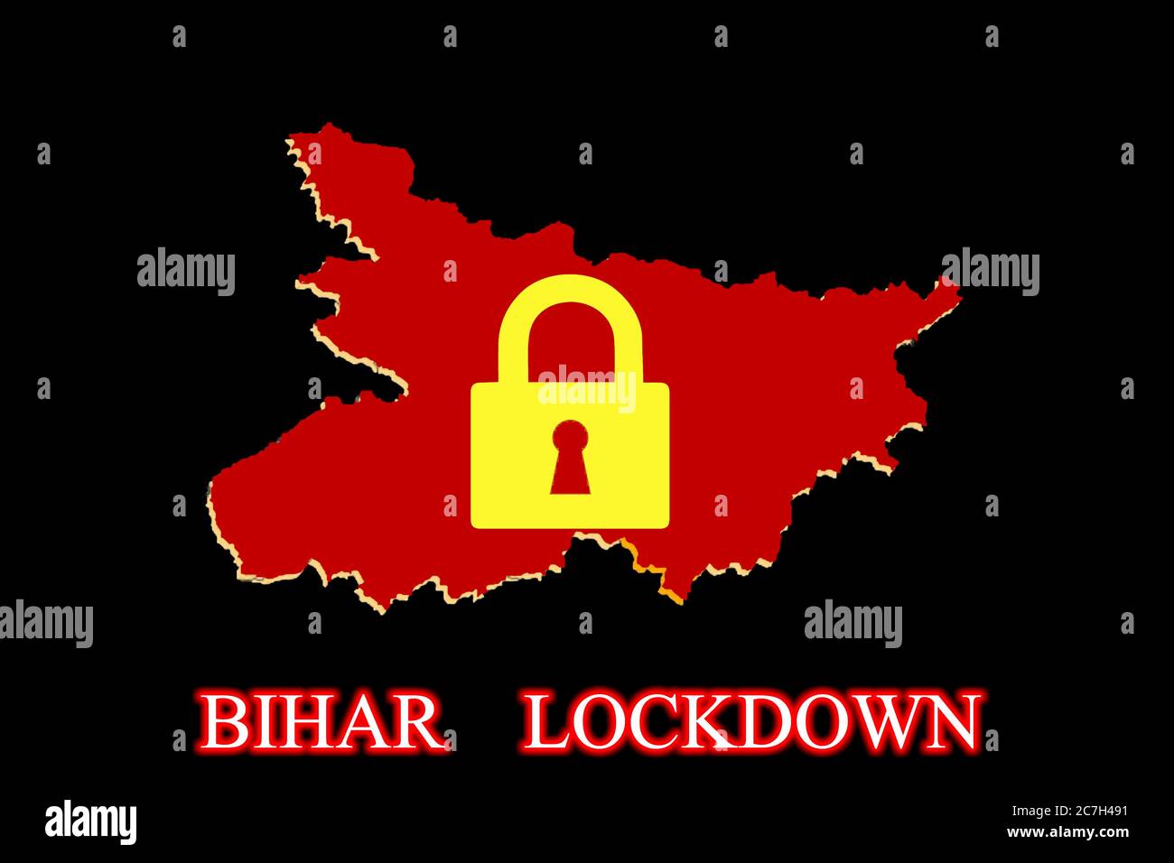 BIHAR LOCKDOWN EFEECTS IN THE MONTH OF JULY Stock Photo - Alamy