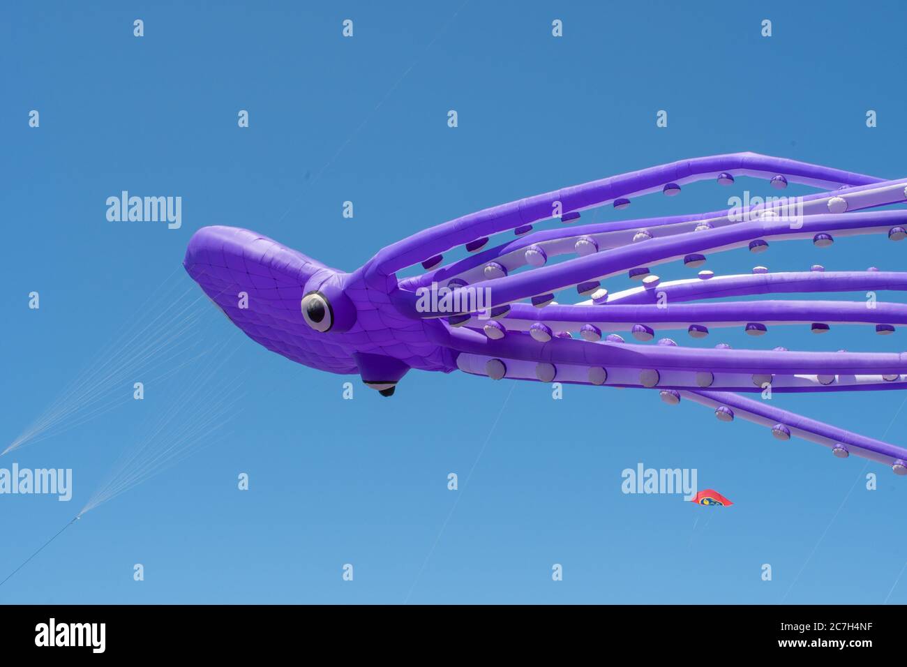 Kite held up by auxiliary kite hi-res stock photography and images - Alamy