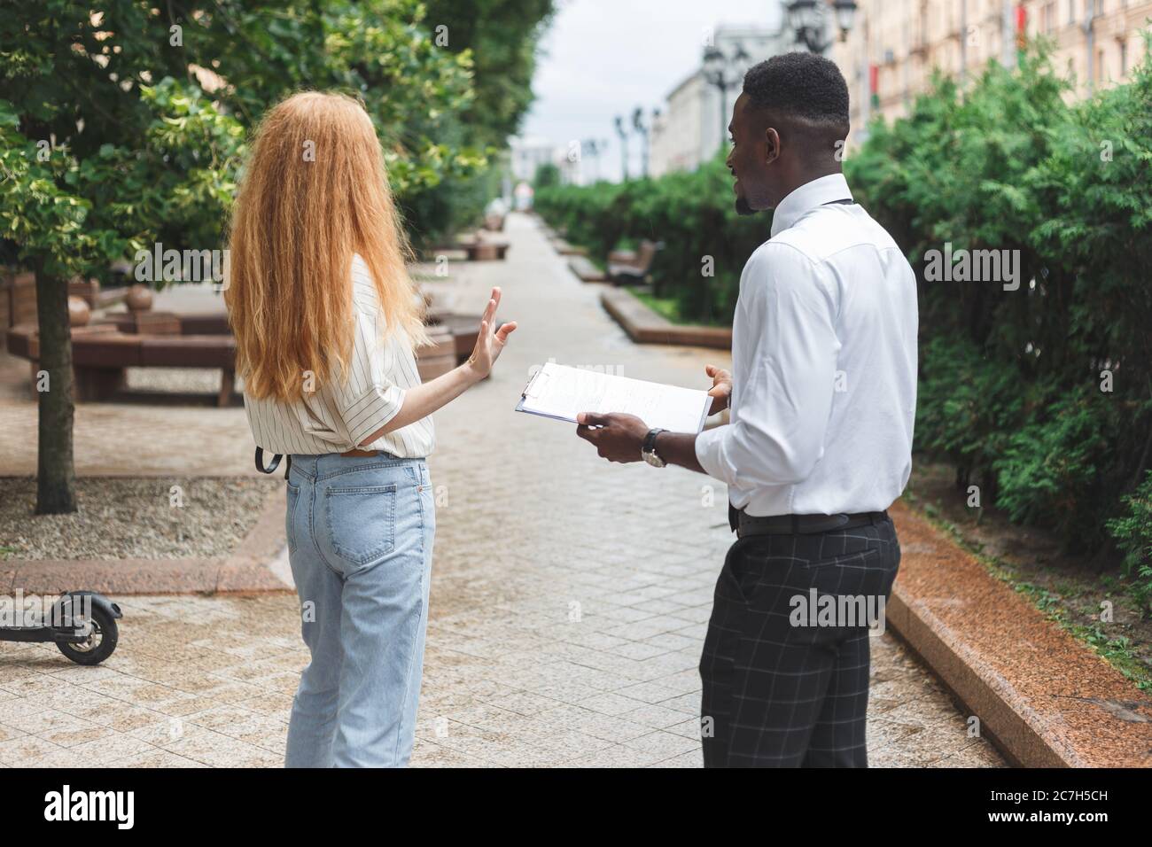 Woman reject man hi-res stock photography and images - Alamy
