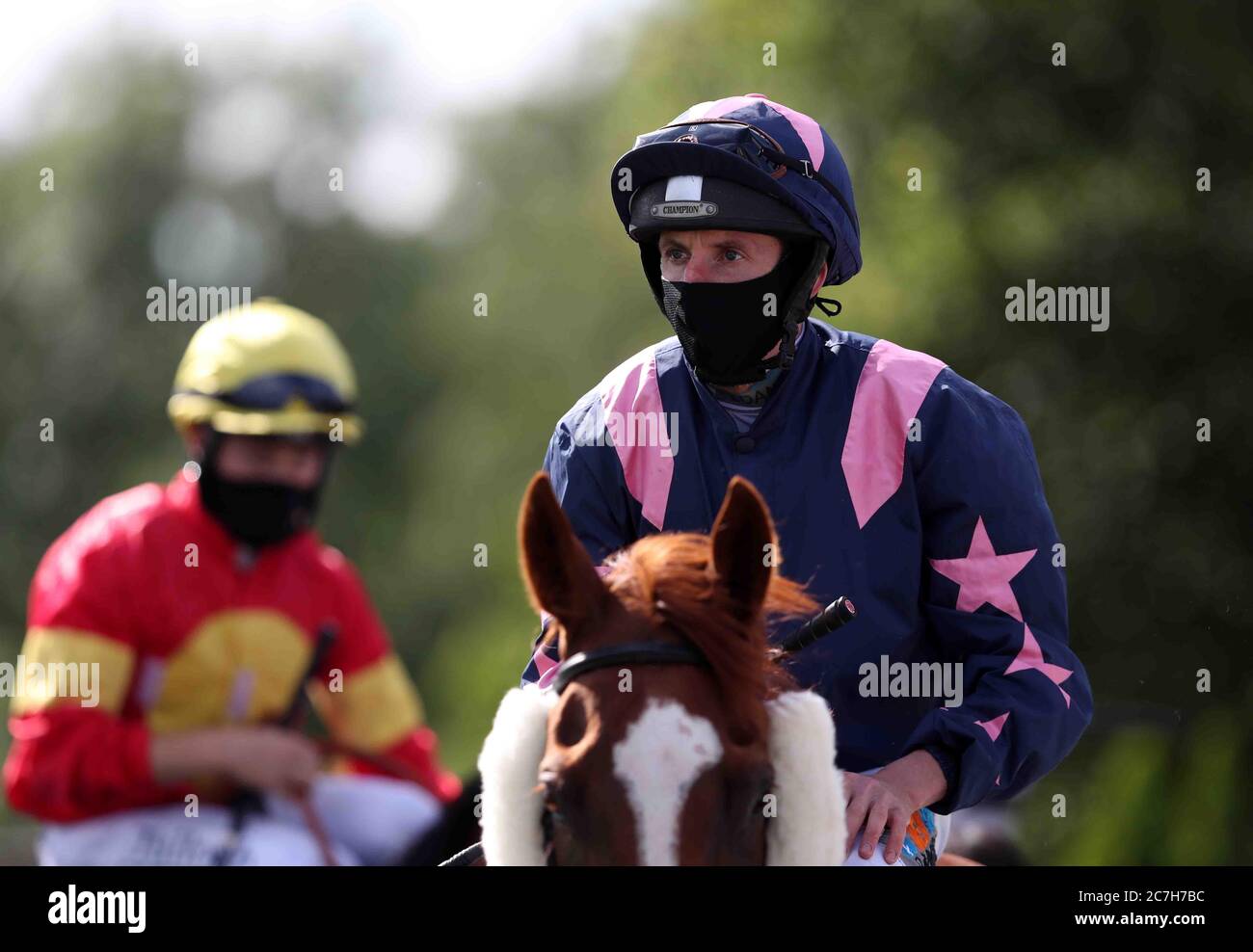 Jockey J P Sullivan at Leicester Racecourse Stock Photo - Alamy