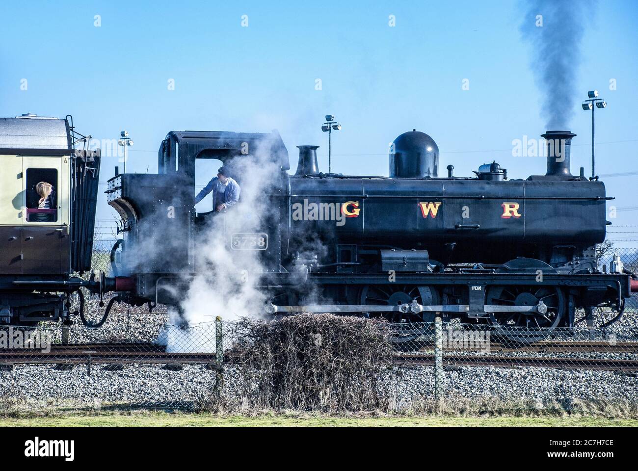 Gwr steam locomotive hi-res stock photography and images - Alamy