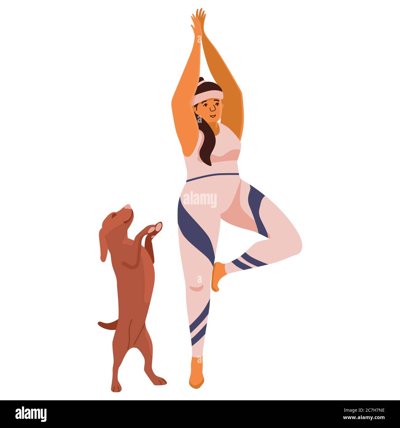 Woman pose posture yoga Cut Out Stock Images & Pictures - Alamy