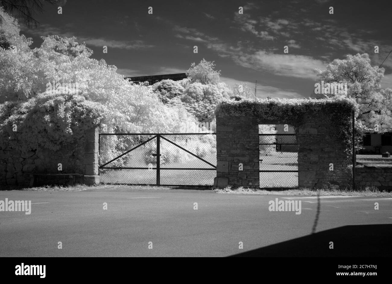 Infrared views of Cormons Stock Photo - Alamy