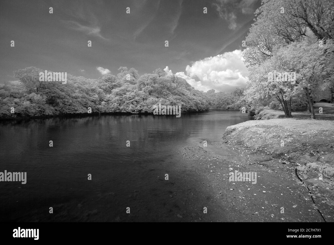 Infrared views of the Forte Marghera in Mestre, Venice Stock Photo - Alamy