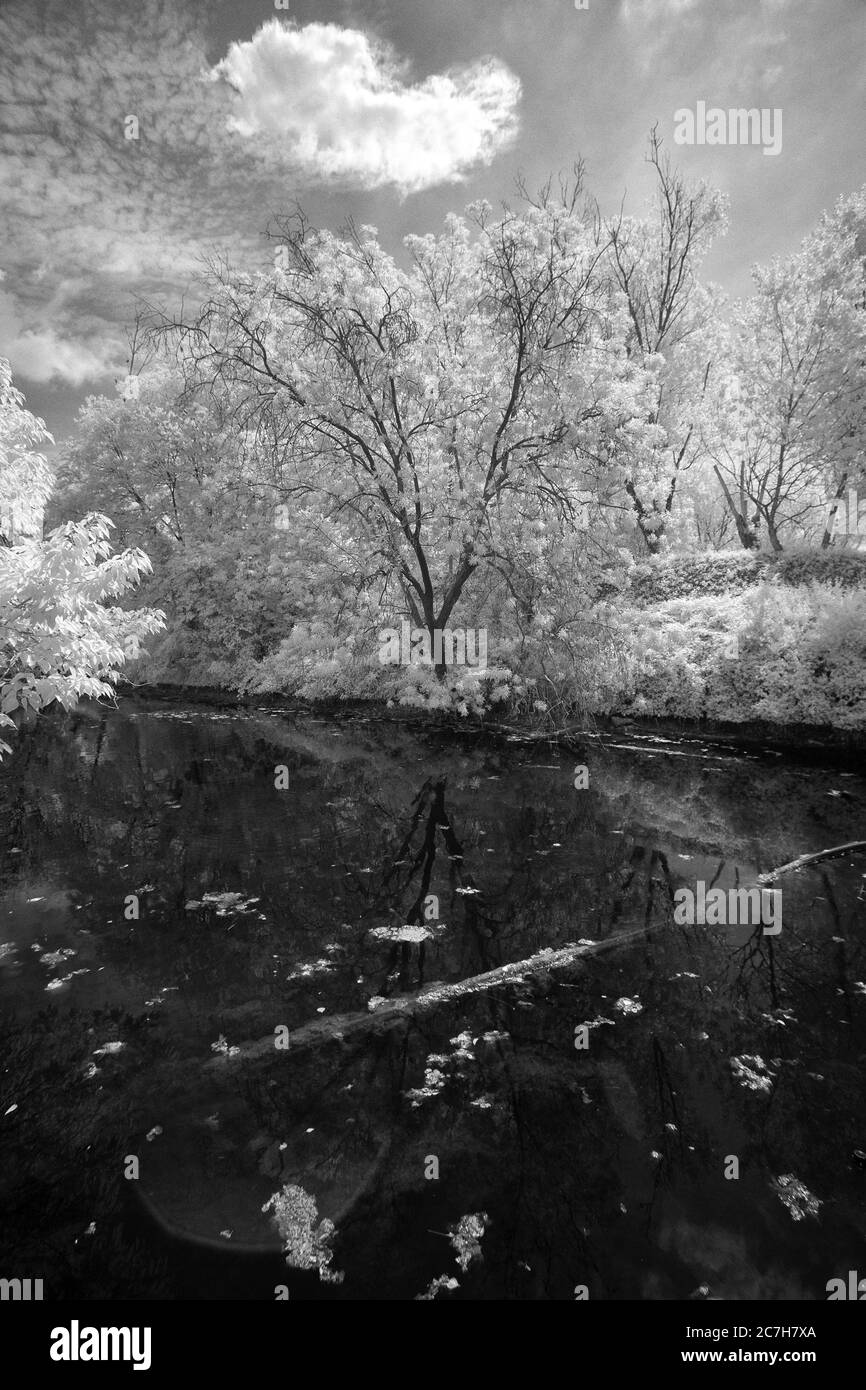 Infrared views of the Forte Marghera in Mestre, Venice Stock Photo - Alamy