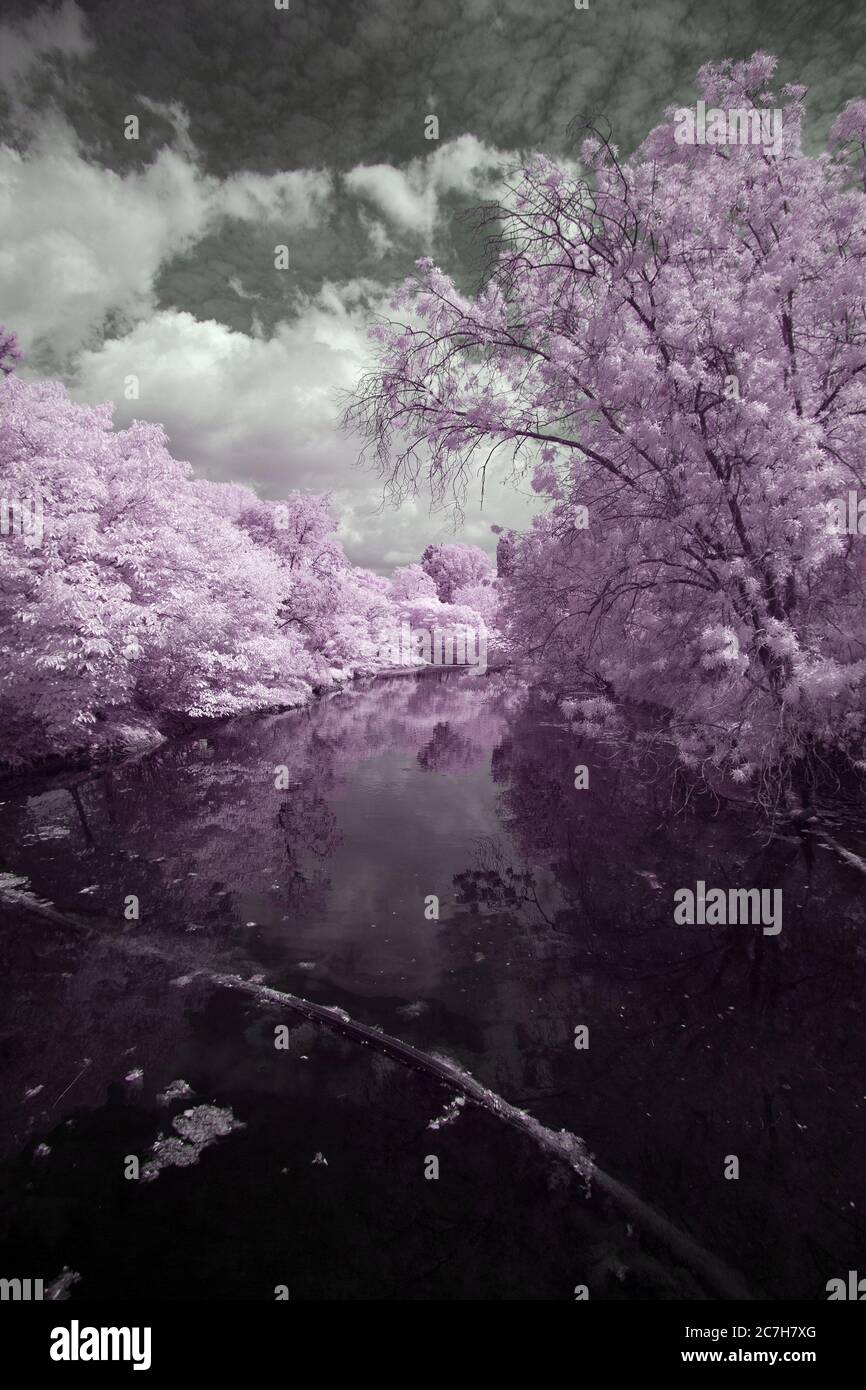 Infrared views of the Forte Marghera in Mestre, Venice Stock Photo - Alamy