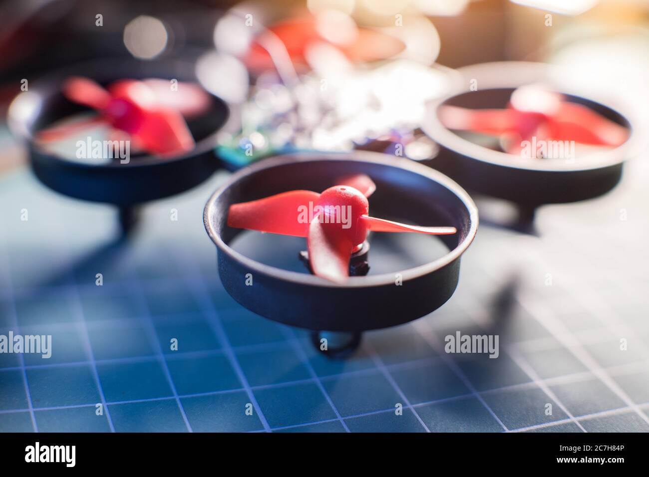 mini drone components displayed together Stock Photo - Alamy