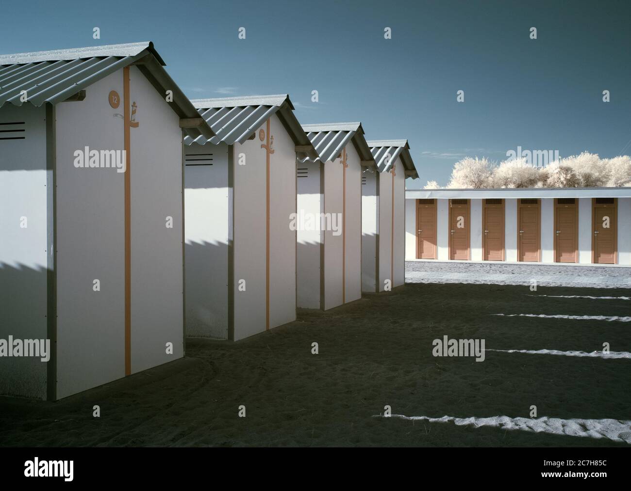 Infrared views of the Venice Lido Stock Photo - Alamy