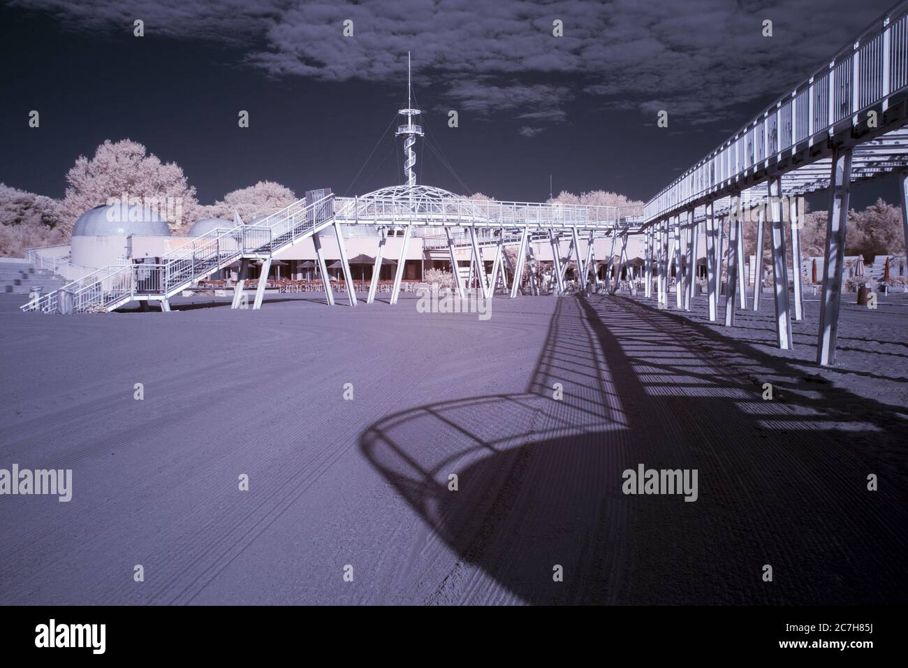 Infrared views of the Venice Lido Stock Photo - Alamy