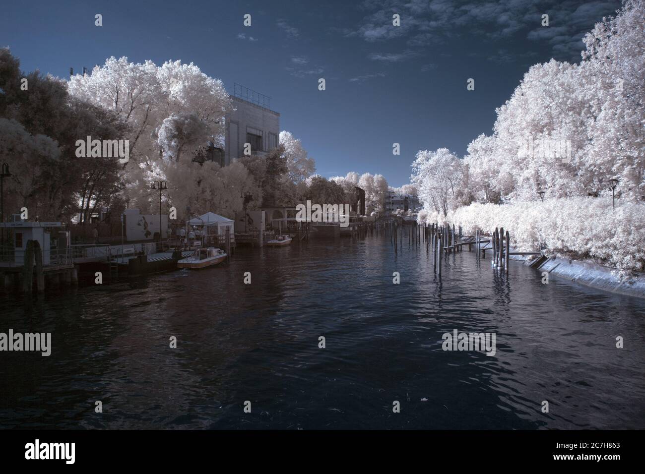 Infrared views of the Venice Lido Stock Photo - Alamy