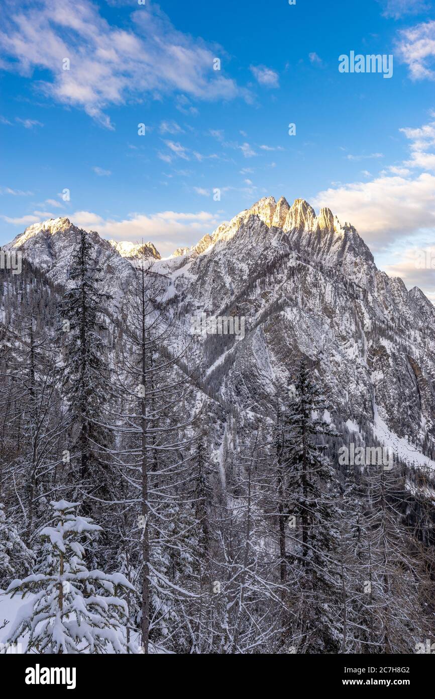 Europe, Austria, Tyrol, East Tyrol, Lienz, view of the mountains around ...