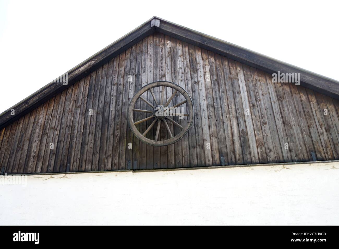 A wooden hut from a hunter and woodworker in the forest Stock Photo - Alamy