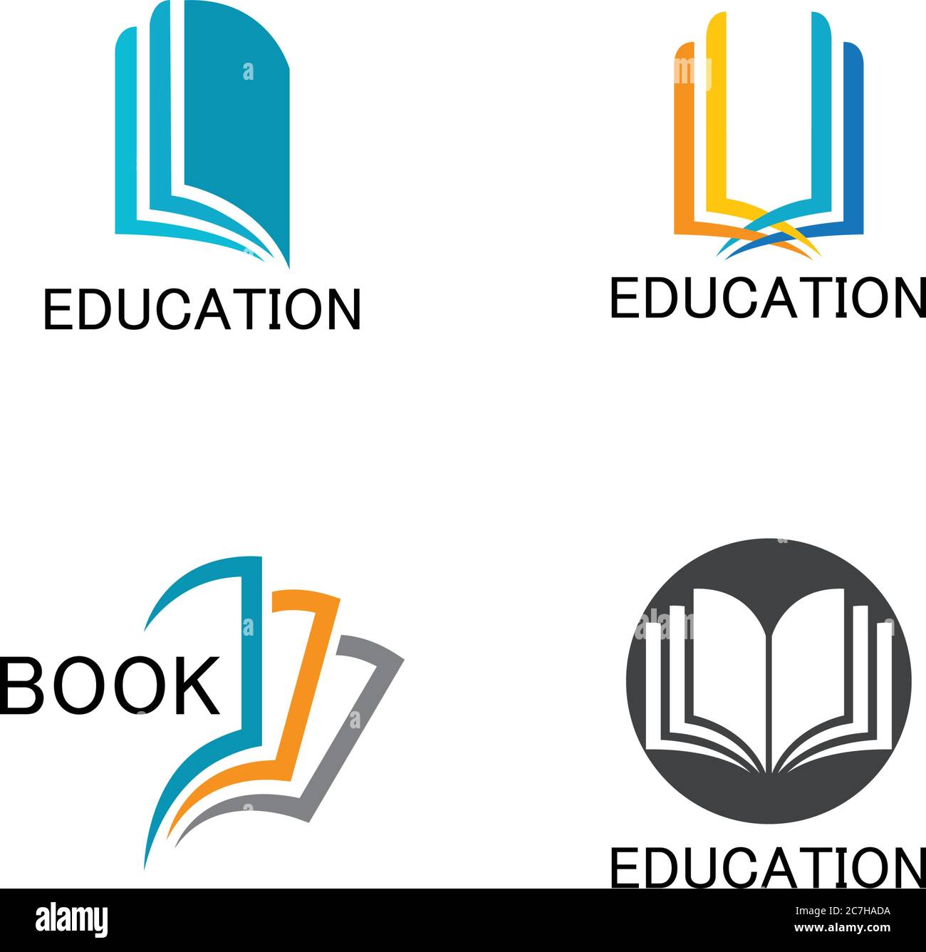 Book Logo Template vector Illustration design Stock Vector Image & Art ...