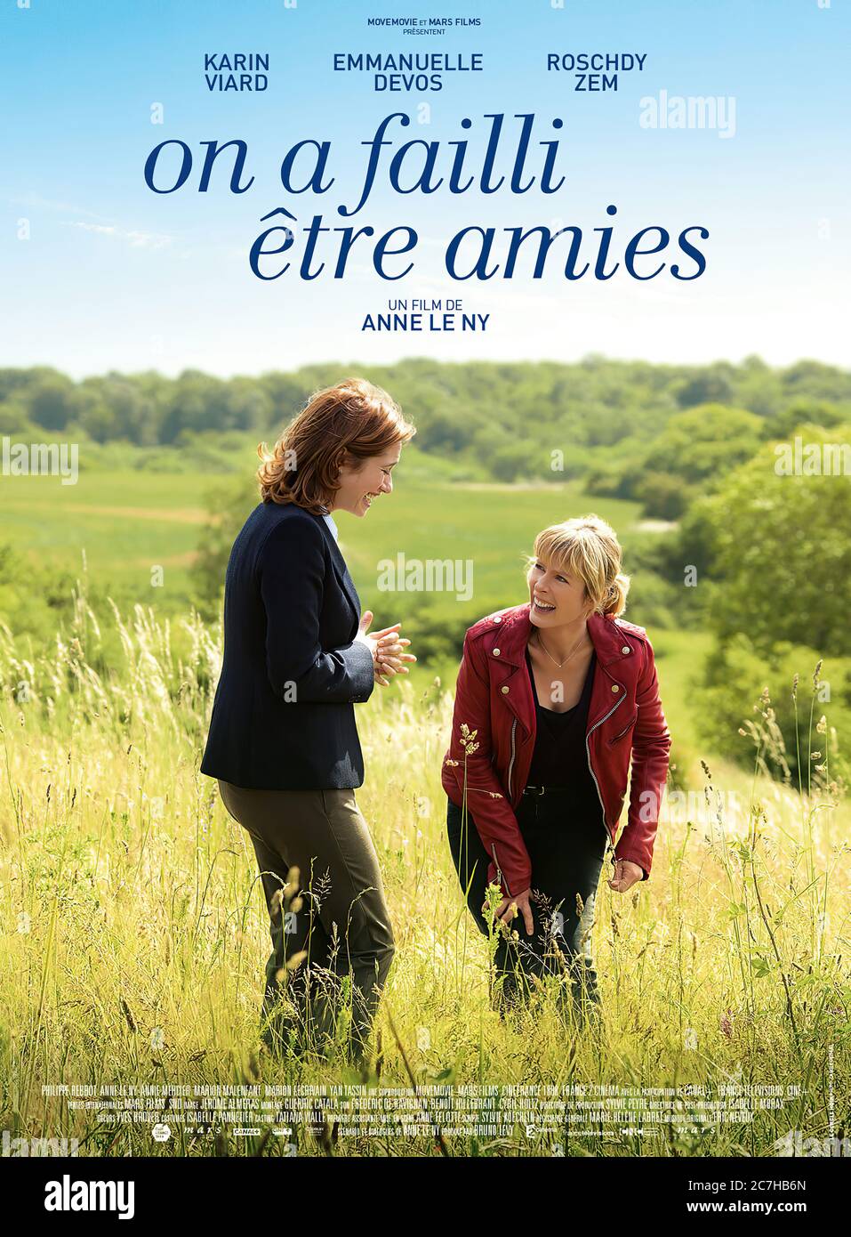 On a Failli êTre Amies - Movie Poster Stock Photo - Alamy