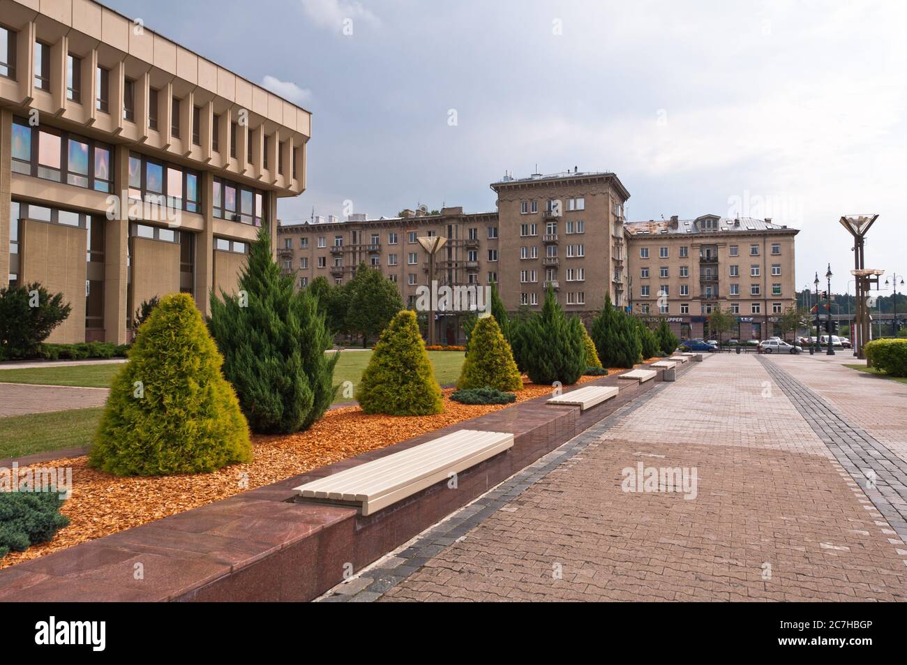 Lithuanian Parliament Buildings in Vilnius Stock Photo - Alamy