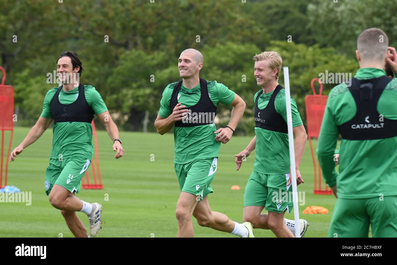 Tranent, Ormiston, East Lothian.Scotland. UK 17th July 20. Hibernian ...