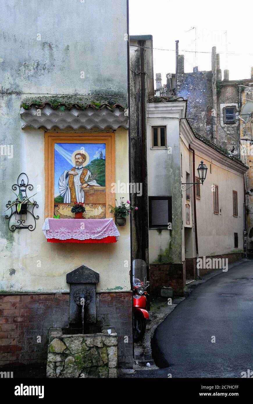 Piedimonte Matese, Campania, Italy. Landscape of Rione San Giovanni ...