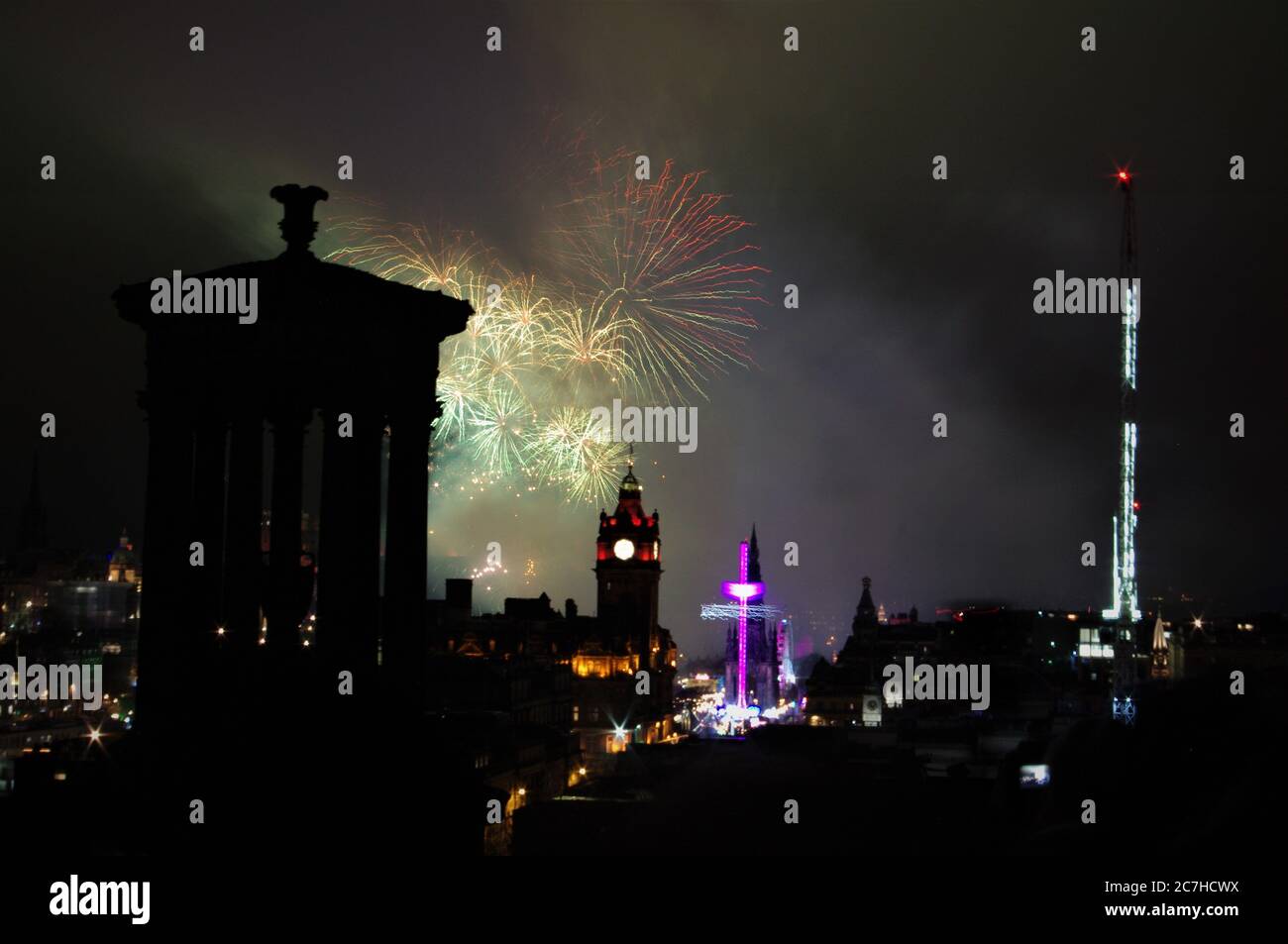 Tower bridge london night fireworks hi-res stock photography and images ...